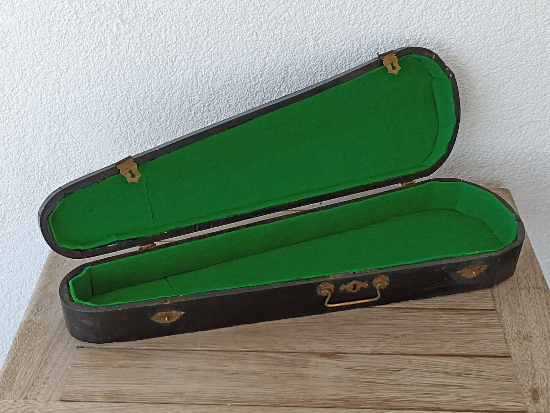 Vintage Wooden Violin Case With Velvet Interior - Etsy