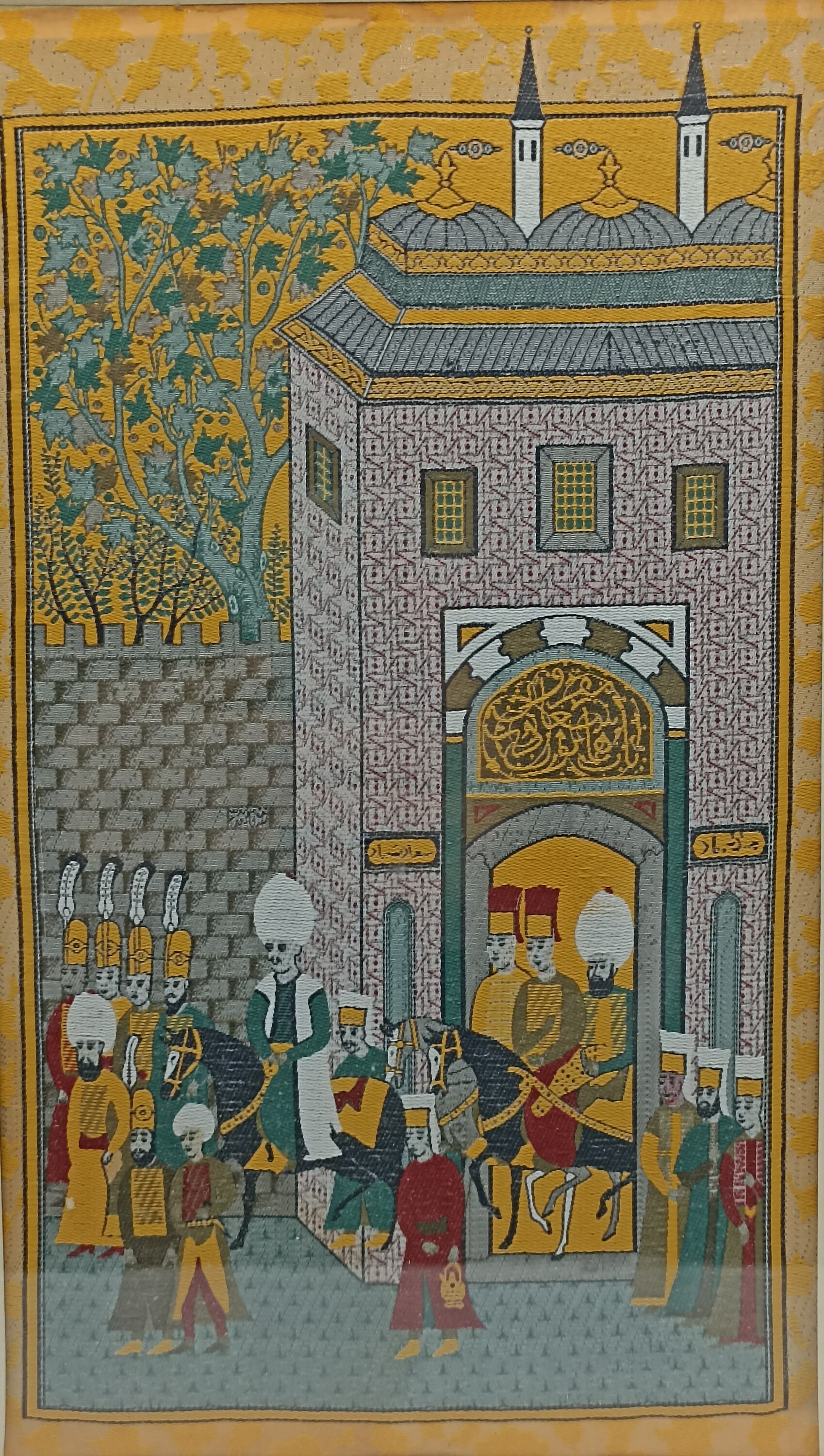 Sultan III Selim Procession Silk Wall Carpet Topkapi Palace to Mosque ...
