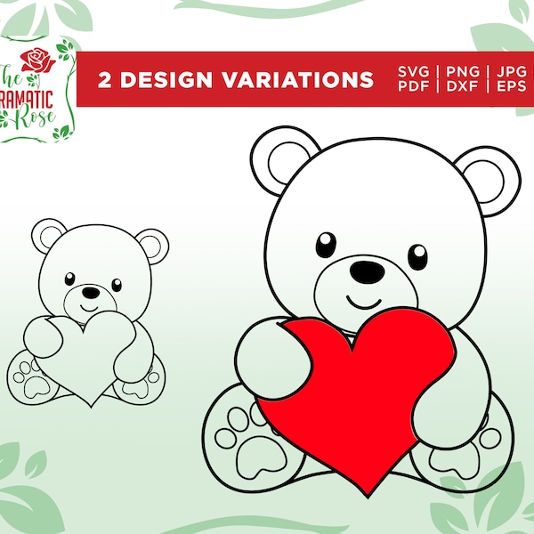 Love Teddy Bear - Etsy