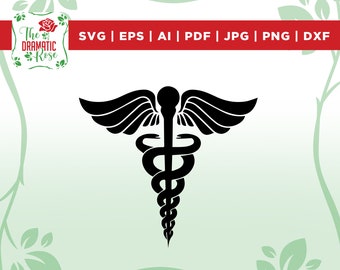 Medical Symbol SVG, Caduceus Svg, MD Svg, Star of Life Svg, Nurse Svg ...