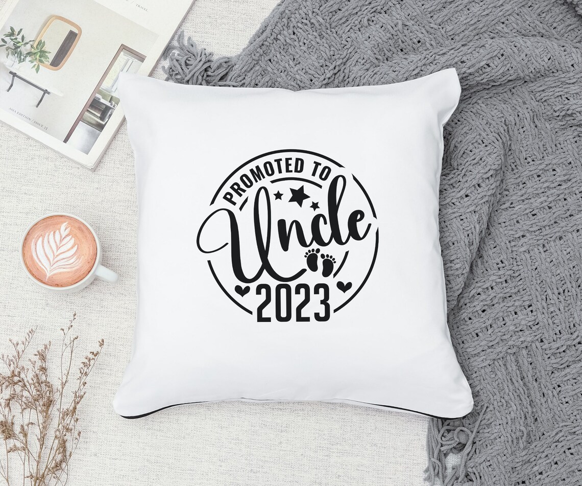 Promoted to Uncle Svg Png, Baby Announcement Svg, Established Svg ...