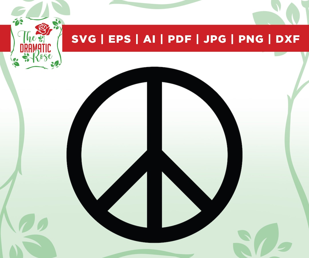 Peace Symbol Svg, Peace Sign Svg, Peace Svg, Peace Symbol Png, Files ...