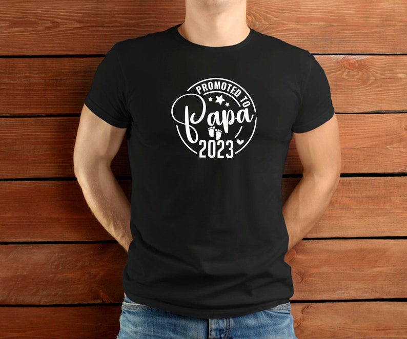 Promoted to Papa Svg, Png, Baby Announcement Svg, Established Svg ...