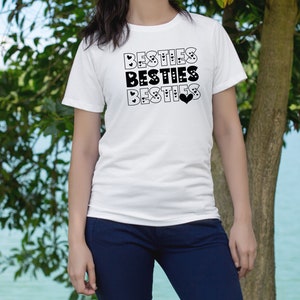 Besties Svg, Friendship Svg, Heart Svg, Best Friends Shirt Svg, Cricut ...