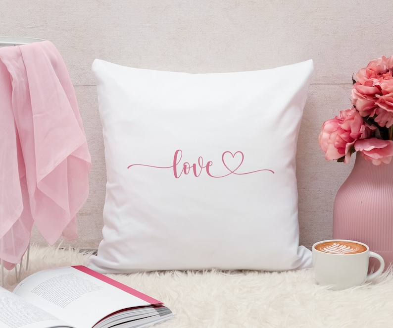 Love Script With Heart Svg Cutting File for Cricut Love - Etsy