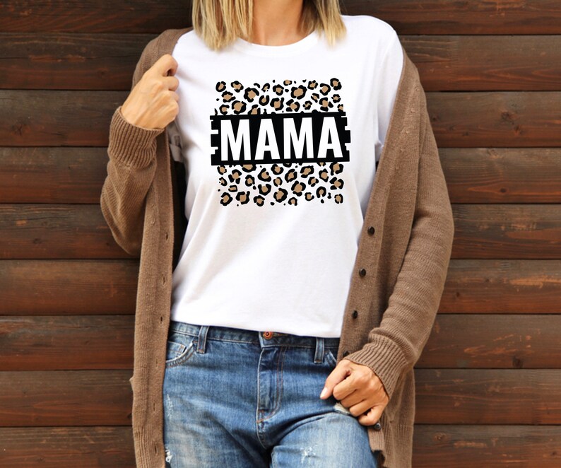 Mama Leopard SVG Mother Svg Mama Cut File Cricut Silhouette - Etsy