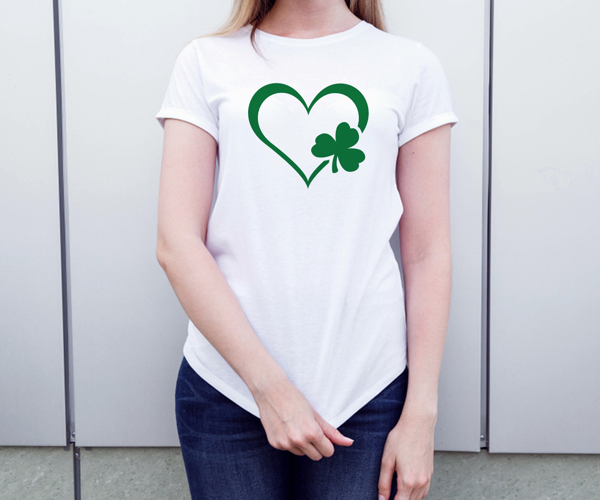 St. Patrick's Day Heart Svg, Shamrock Svg, St. Patrick's Day Svg, Irish ...