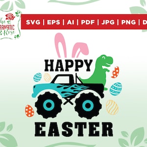 Easter Svg, Dinosaur Svg, Easter Dinosaur Svg, Dinosaur Boy Easter Svg ...