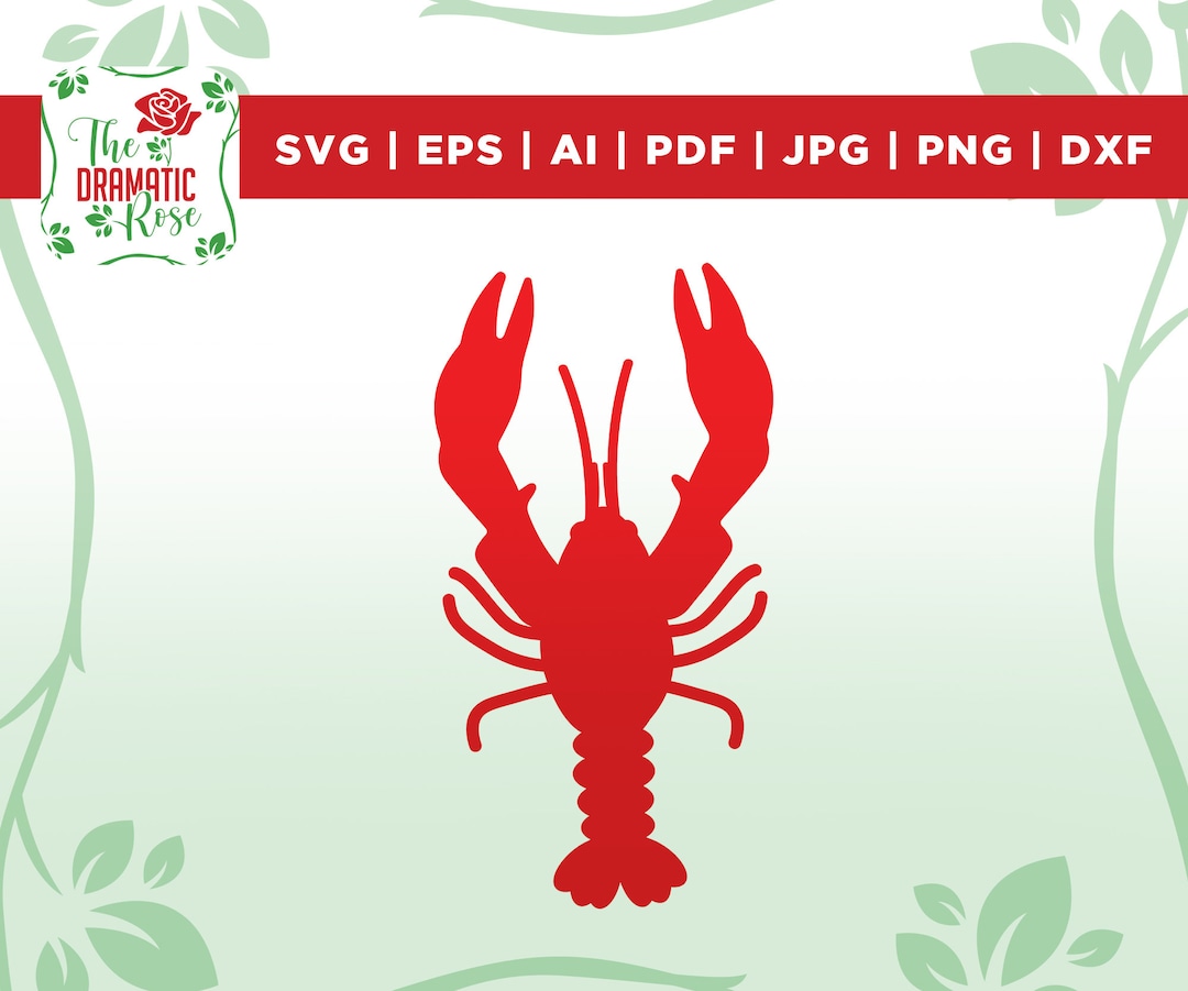 Crawfish Svg, Crayfish Svg, Crawfish Png, Crawfish Boil Svg, Mardi Gras ...