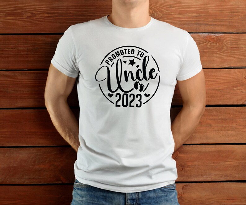 Promoted to Uncle Svg Png, Baby Announcement Svg, Established Svg ...