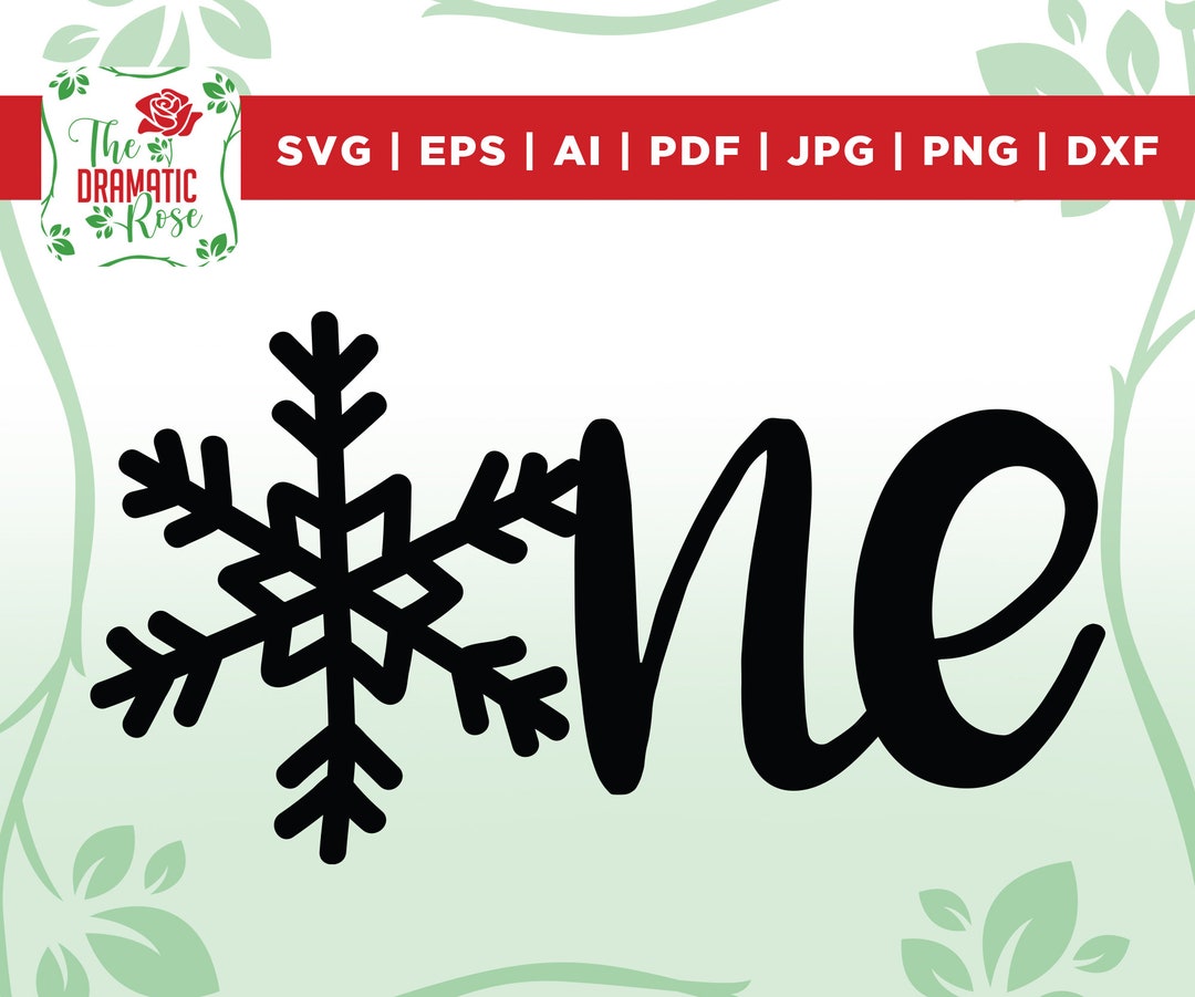 Snowflake 1 Svg, Snowflake One Svg, One Snowflake Svg, Snowflake Svg ...