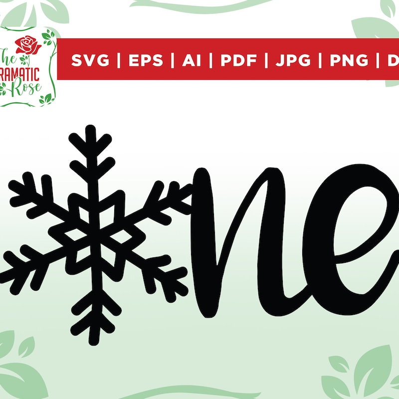 One With a Snowflake Svg - Etsy