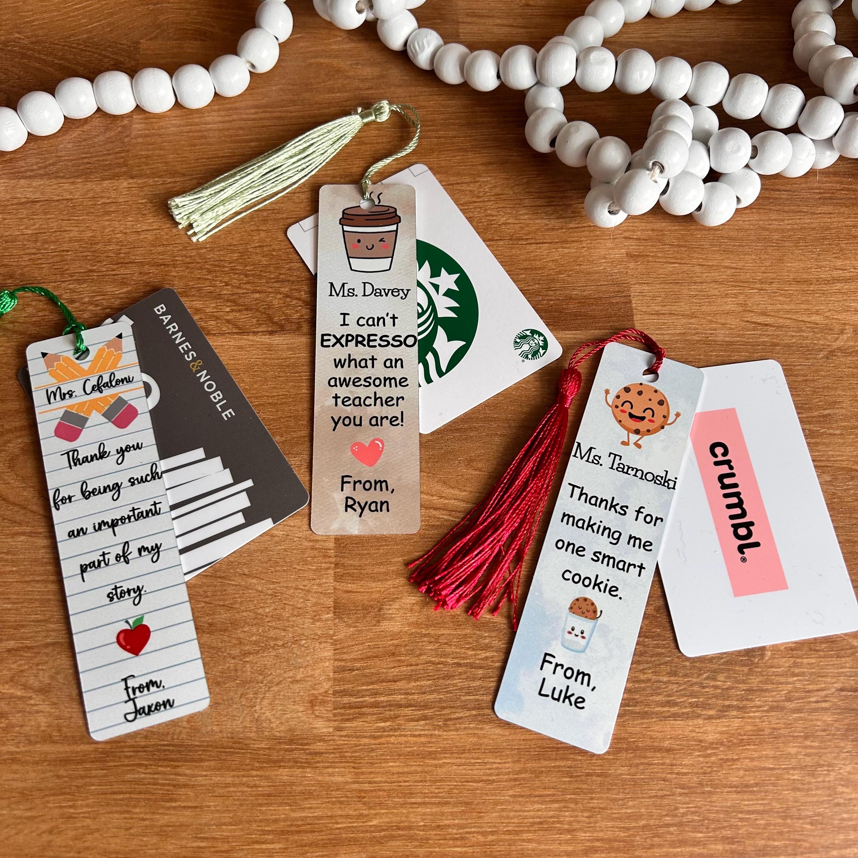 Bookmarks for Teacher Appreciation - Etsy