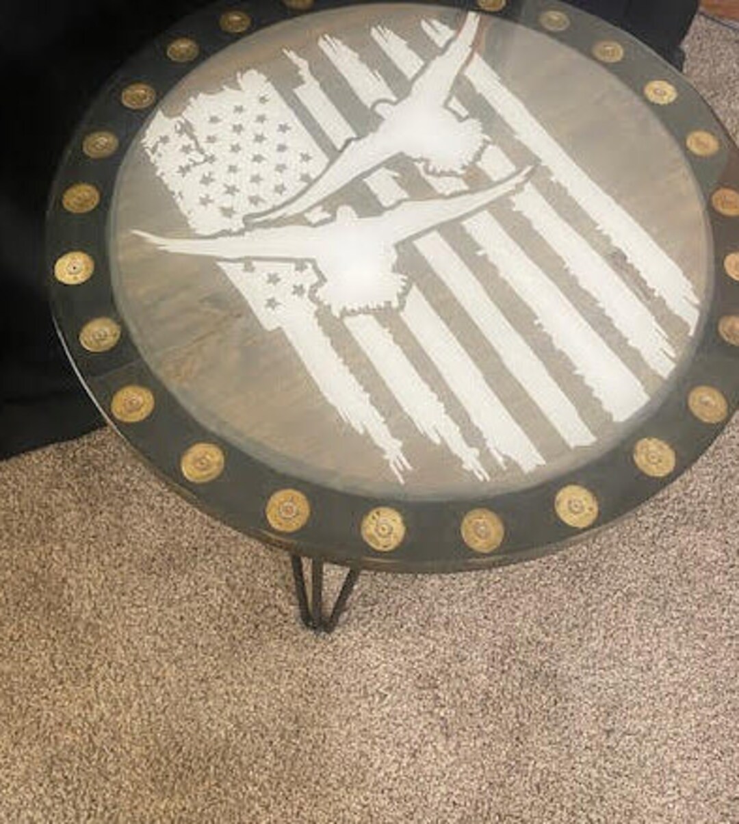 Custom End Table Great for the Outdoorsman - Etsy