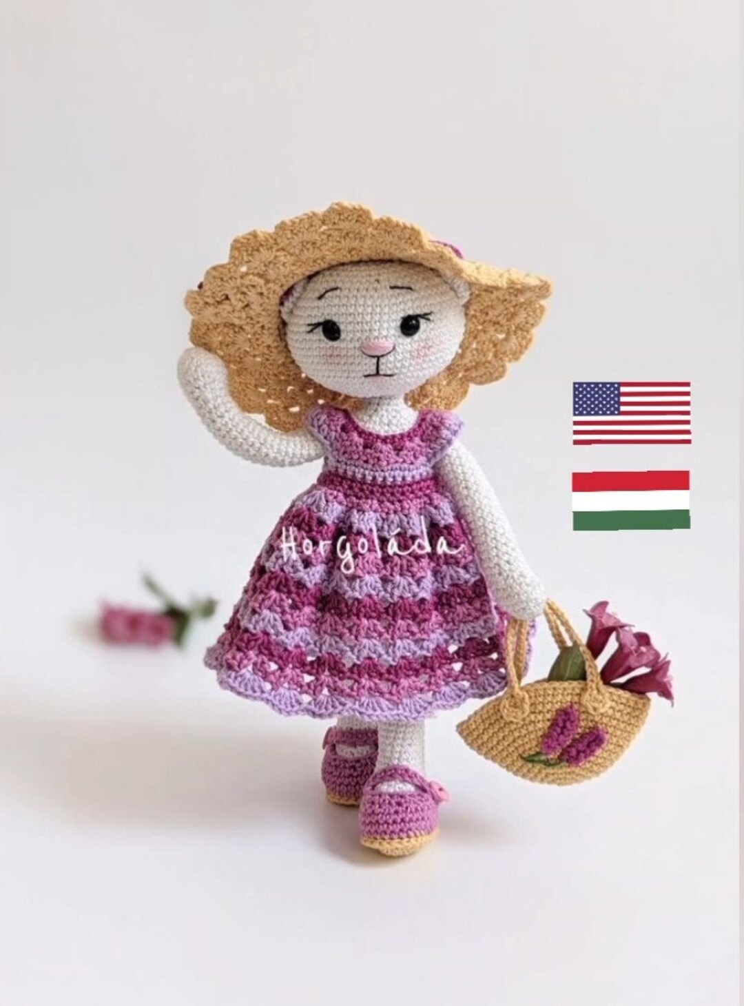 MIA the Cat Crochet Pattern, Amigurumi Cat Pattern, PDF Pattern in ...