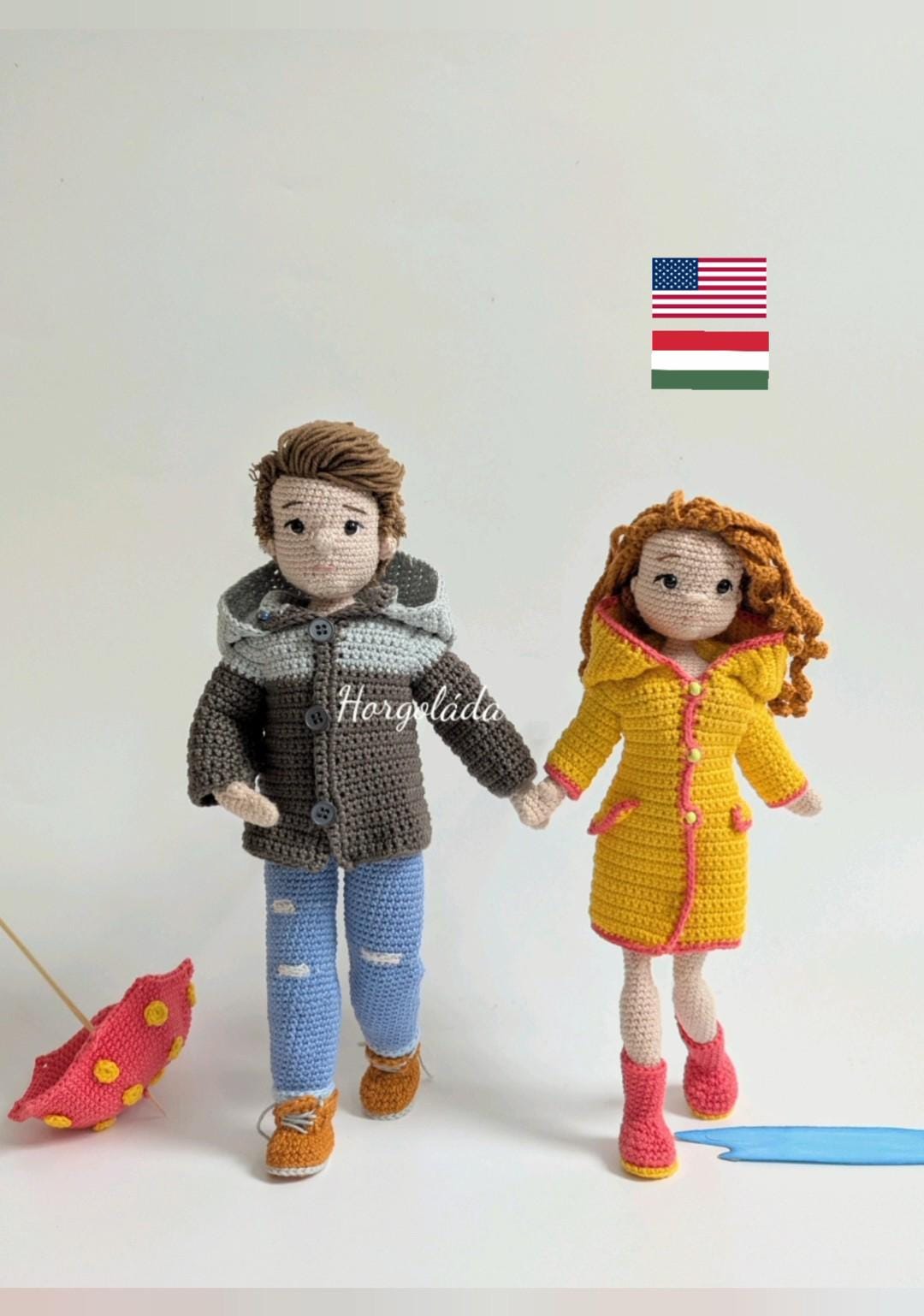 Barbi and Ben Pattern Pack. Amigurumi Doll Pattern Pack. Crochet Doll ...