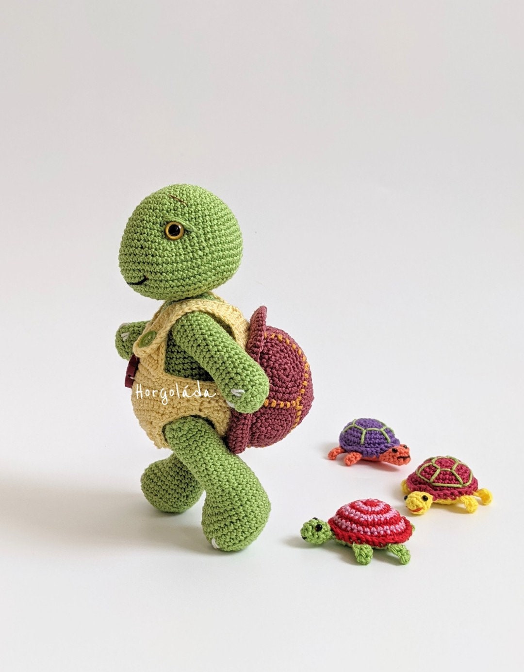 SAMMY the Tortoise Crochet Pattern Amigurumi Tortoise - Etsy