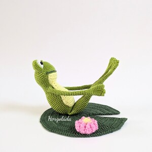 Zen the Yoga Frog Crochet Frog Pattern Amigurumi Frog Pattern PDF ...