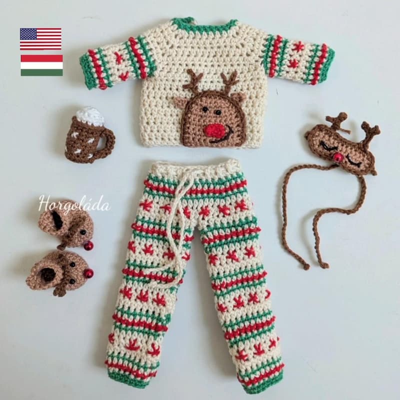 Pattern for Doll Pyjamas - Etsy