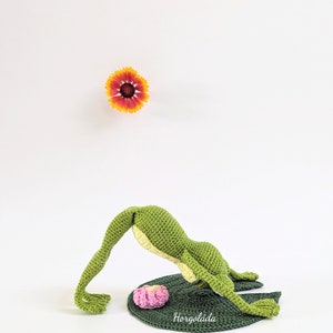 Zen the Yoga Frog Crochet Frog Pattern Amigurumi Frog Pattern PDF ...
