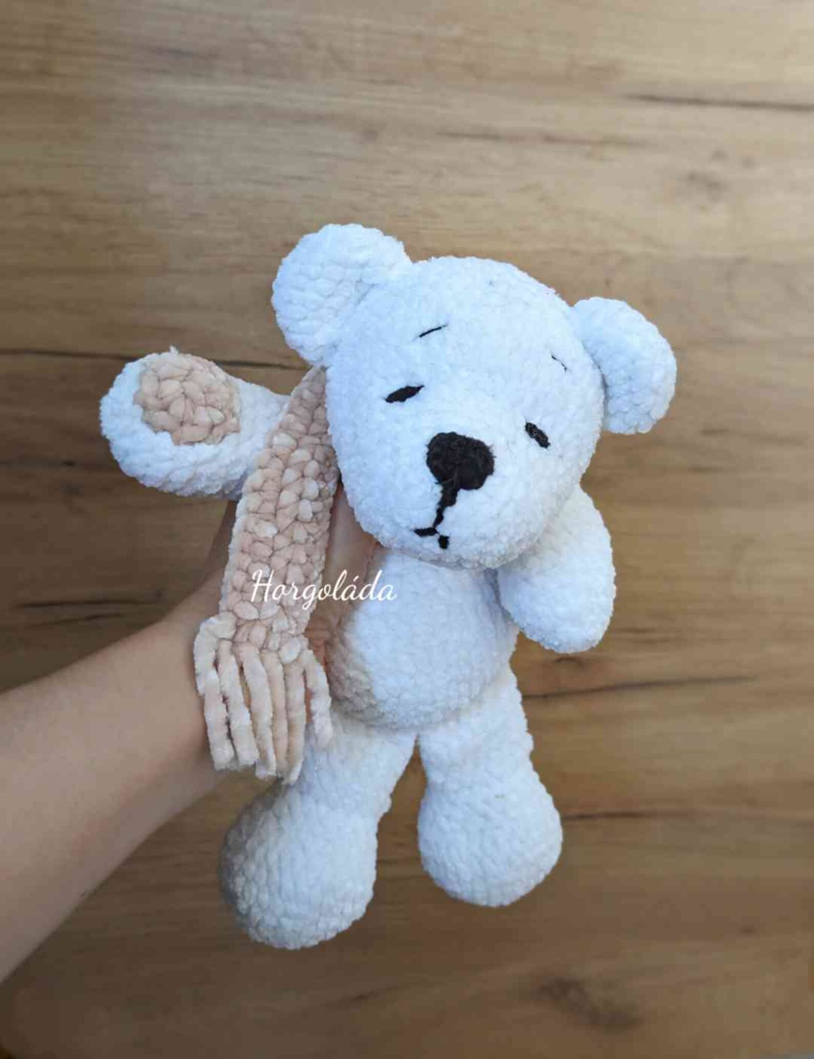 Sleepy Polar Bear Crochet Pattern, Amigurumi Polar Bearpattern, PDF ...