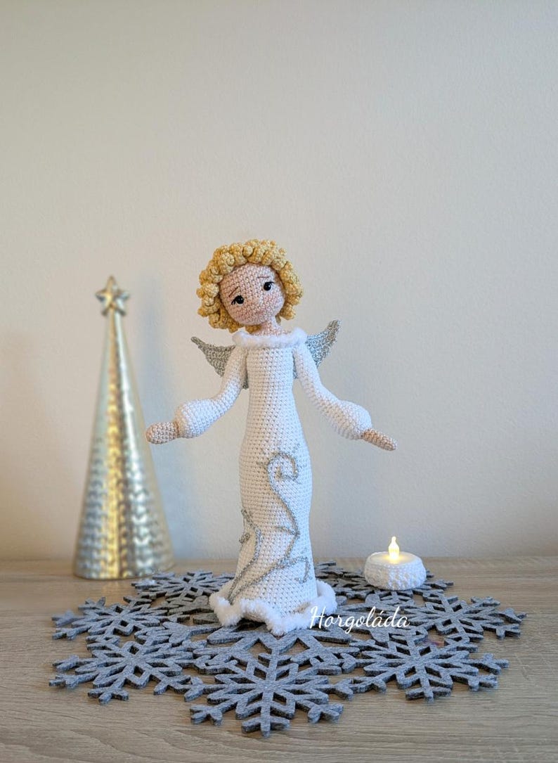 Christmas Angel Crochet Doll Pattern Amigurumi Doll Pattern PDF English ...