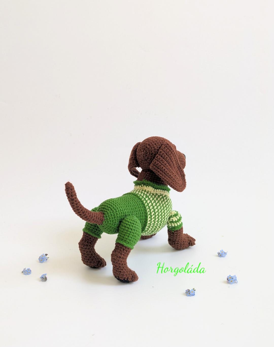 Sausage Dog. Crochet Dachshund Pattern Amigurumi Sausage Dog Pattern ...