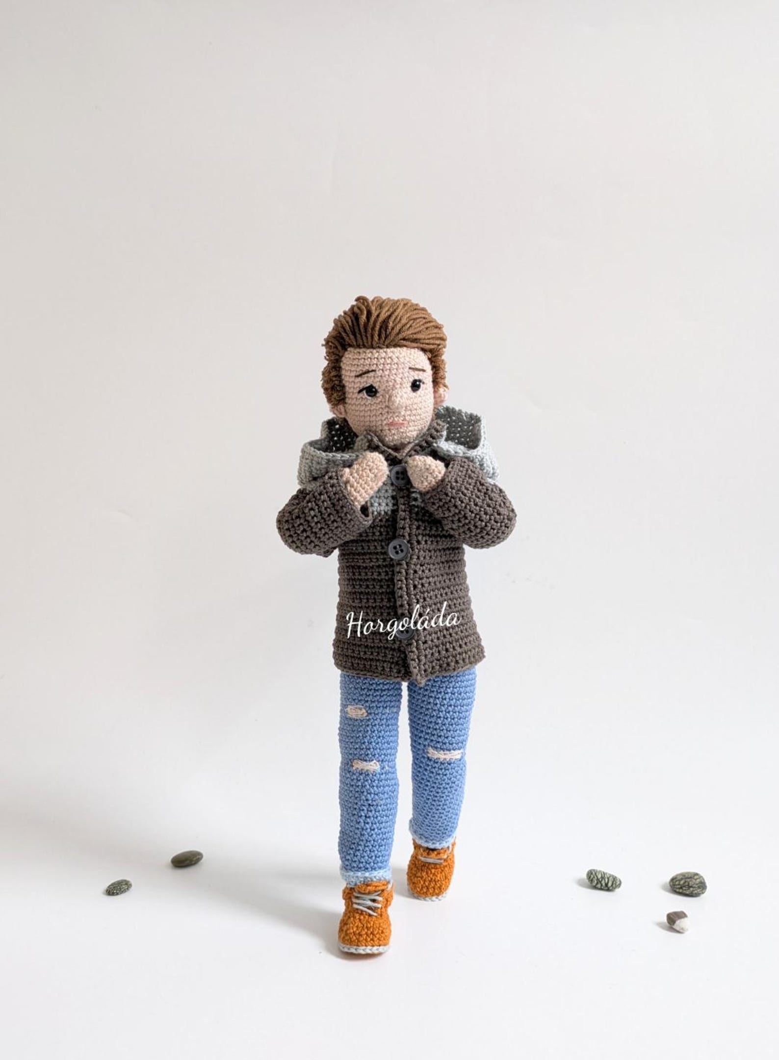 Ben in a Raincoat Crochet Doll Pattern Amigurumi Doll Pattern PDF ...
