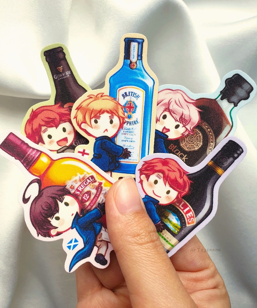 Hetalia Stickers APH United Kingdom Bros & Ireland Alcohol Drinks ...