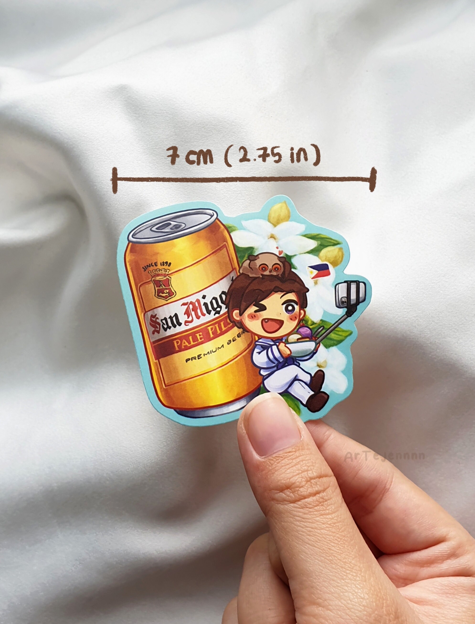 Hetalia Stickers HWS Southeast Asia Beer Can indonesia - Etsy