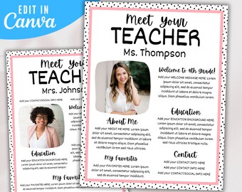 Meet the School Social Worker Editable Template, Back to School Welcome ...