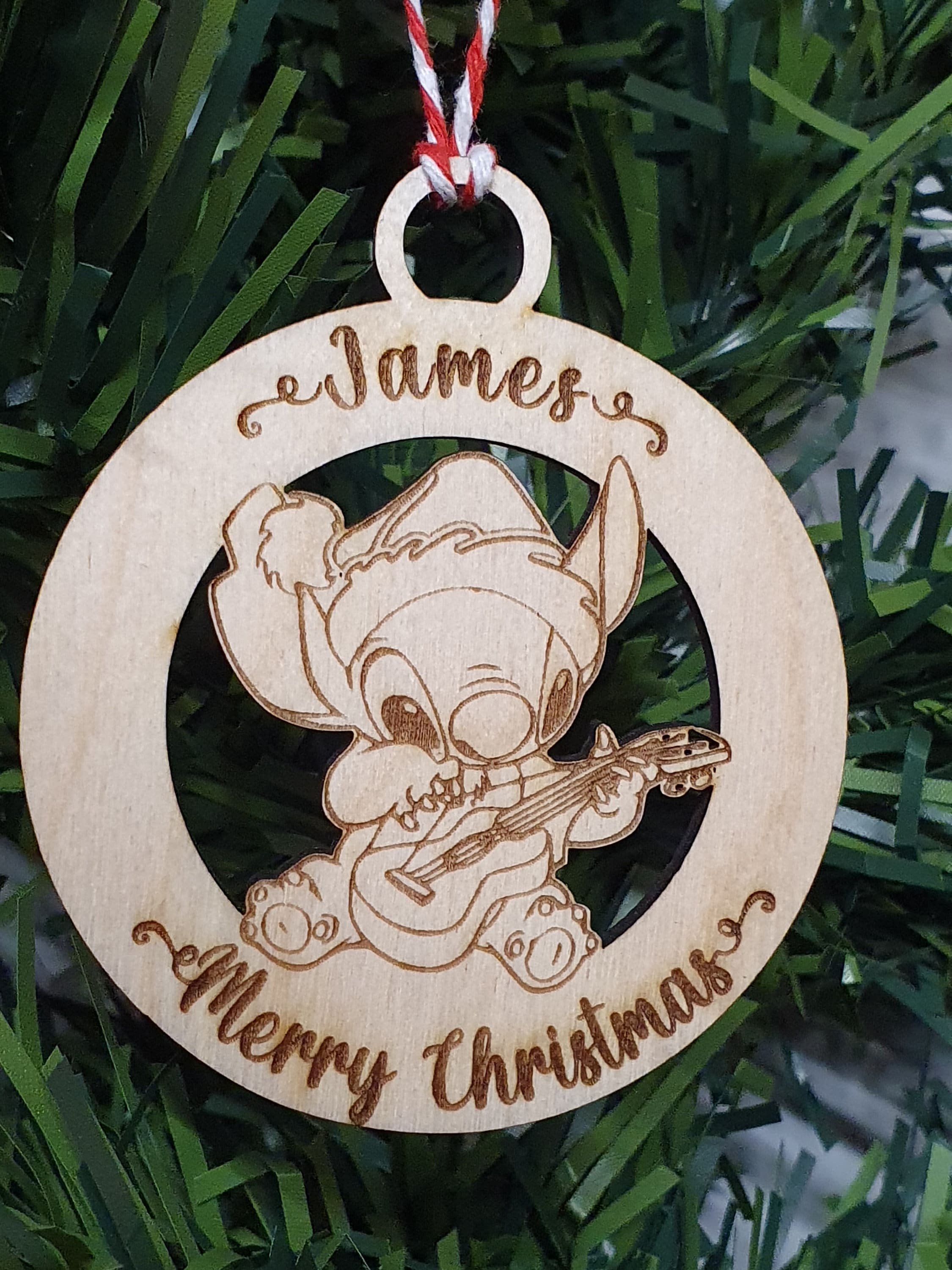 Lilo and Stitch Christmas Tree Ornaments. Bauble Kids Gift - Etsy