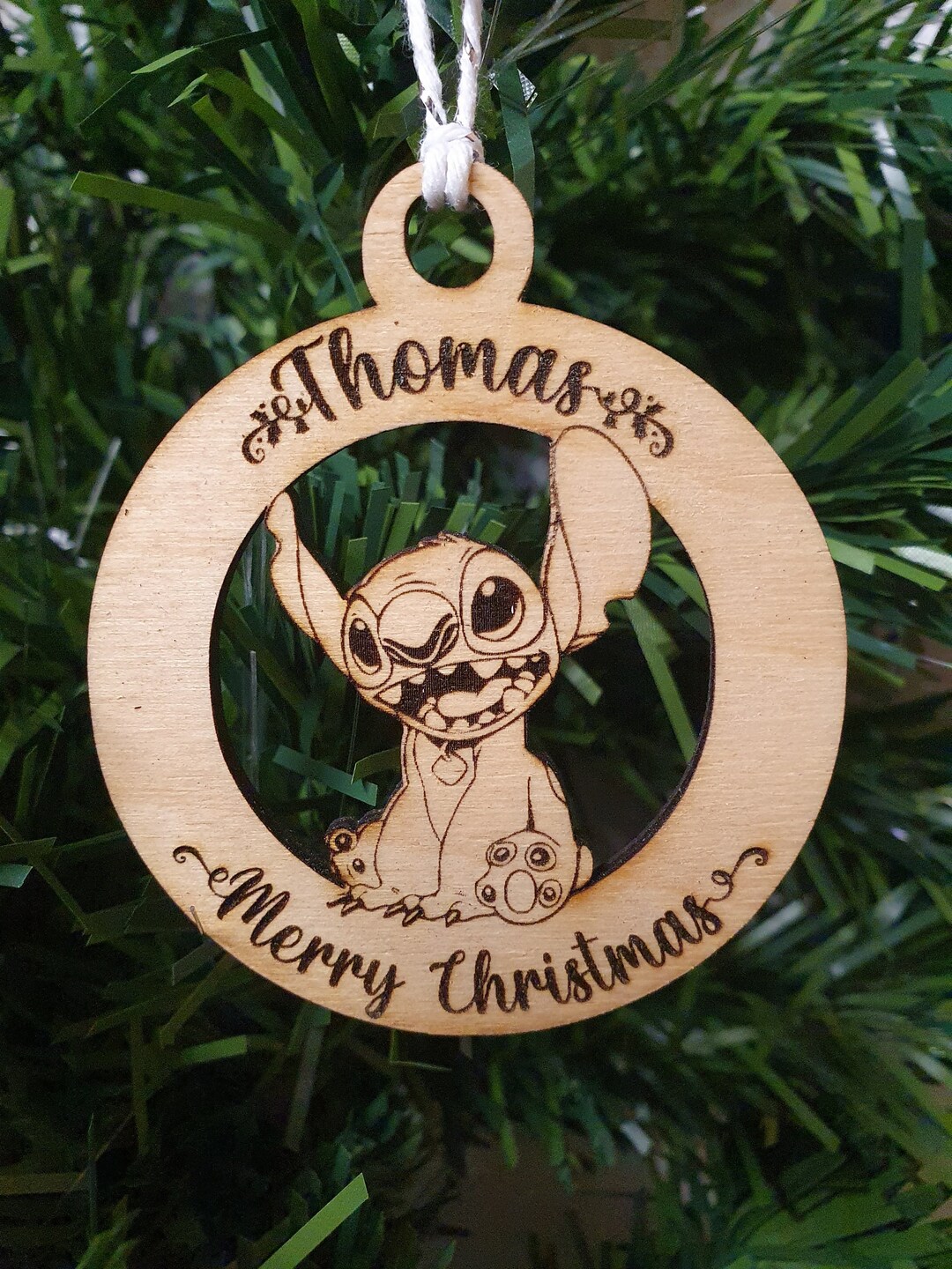 Lilo and Stitch Christmas Tree Ornaments. Bauble Kids Gift - Etsy