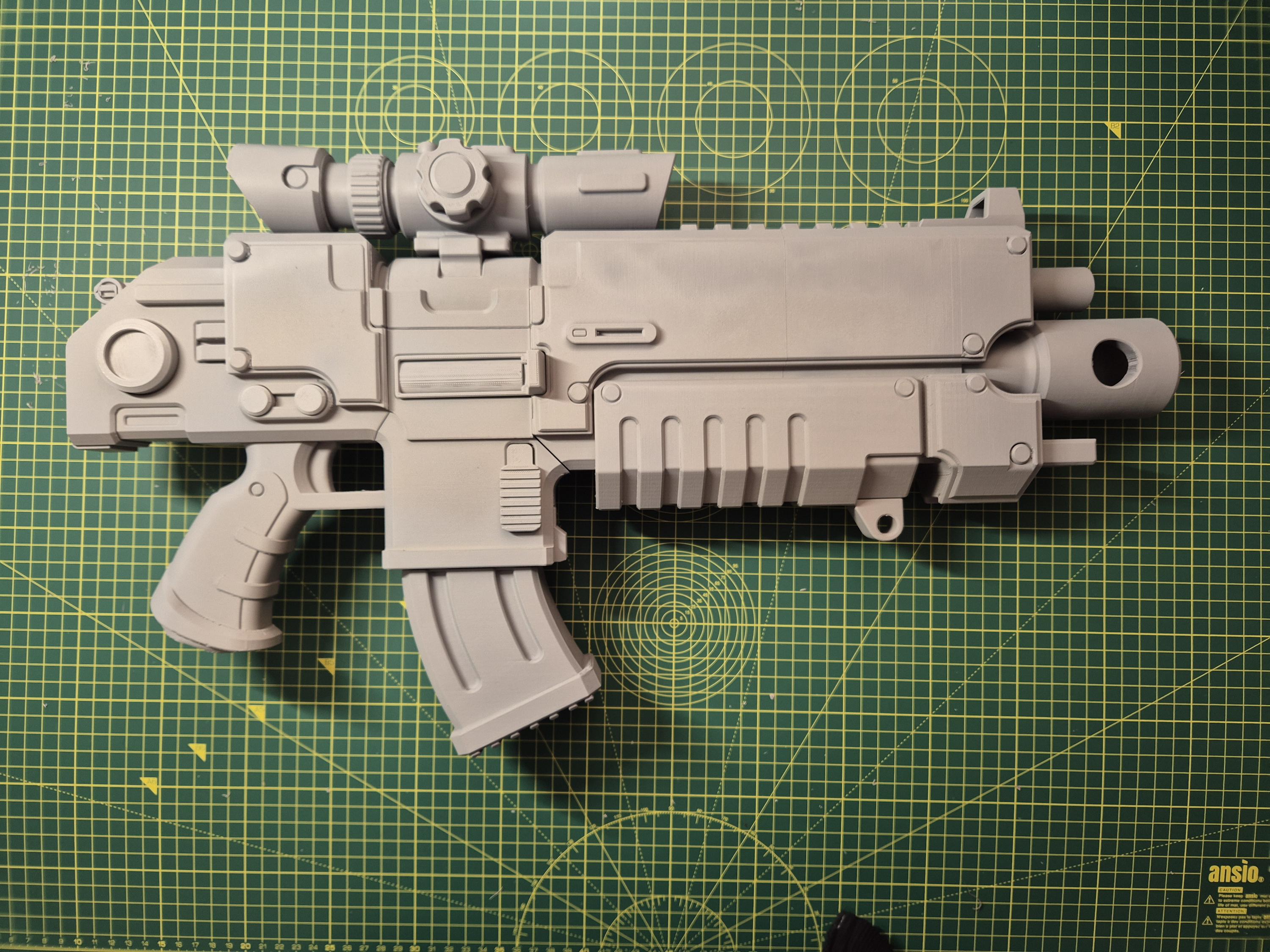 DIY 3D Printed Kit Bolt Rifle Cosplay Prop Warhammer-inspired - Etsy