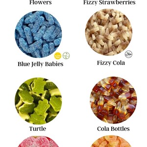 PICK AND MIX Sweet Grab Bag 1kg/500g Fizzy Non Fizzy and - Etsy UK