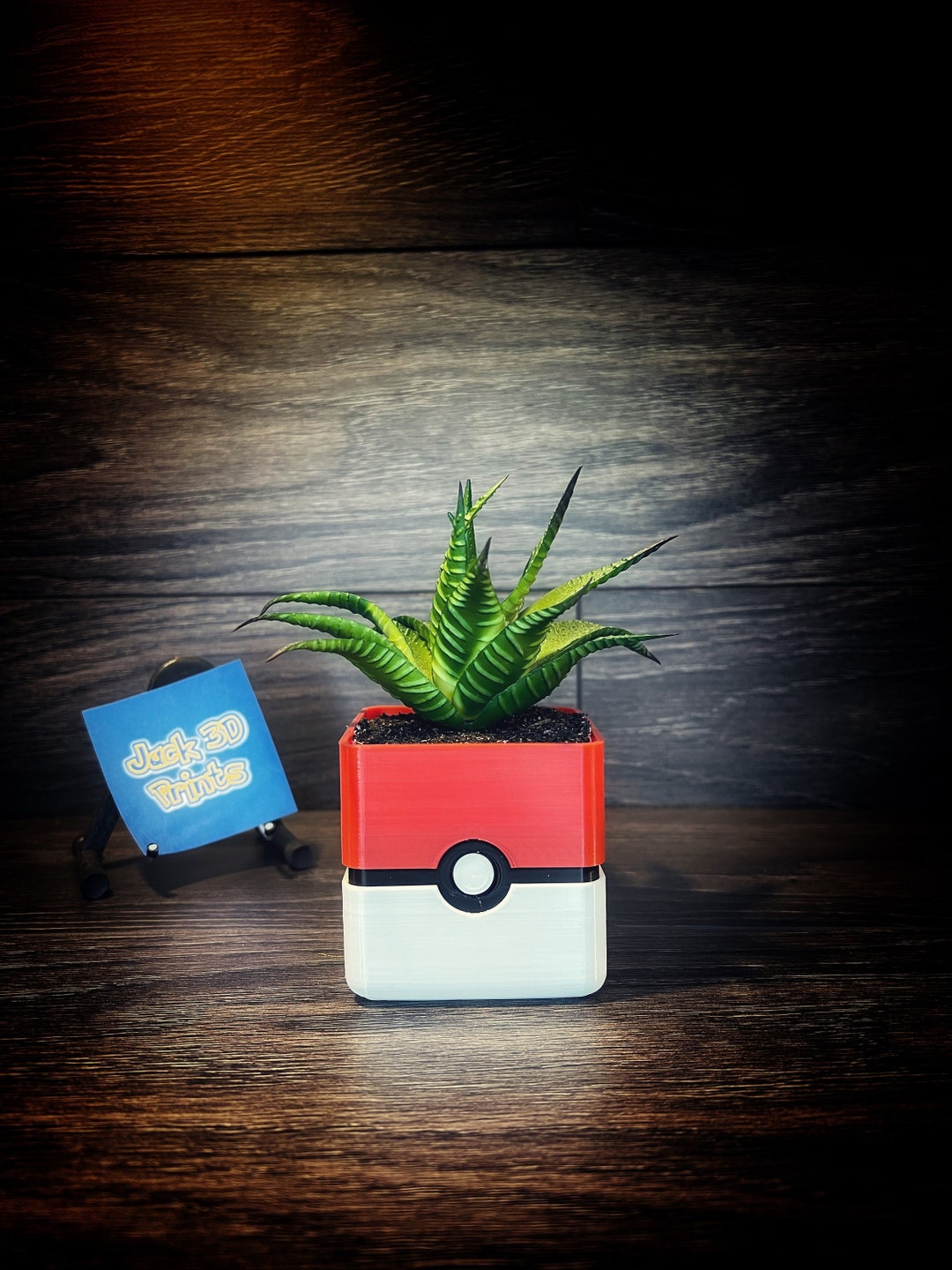 Pokemon Pokeball Desktop Planter Poke Ball Gift Idea Office Work From ...