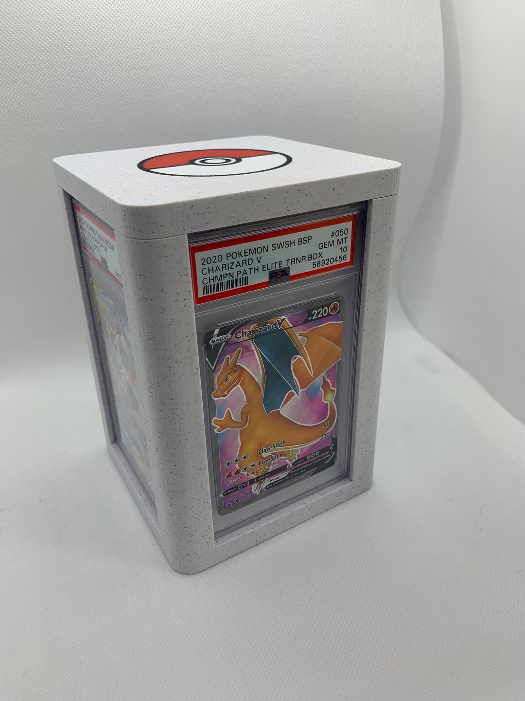 Pokemon Pokeball Inspired PSA Graded Card Slab Display Storage Box ...