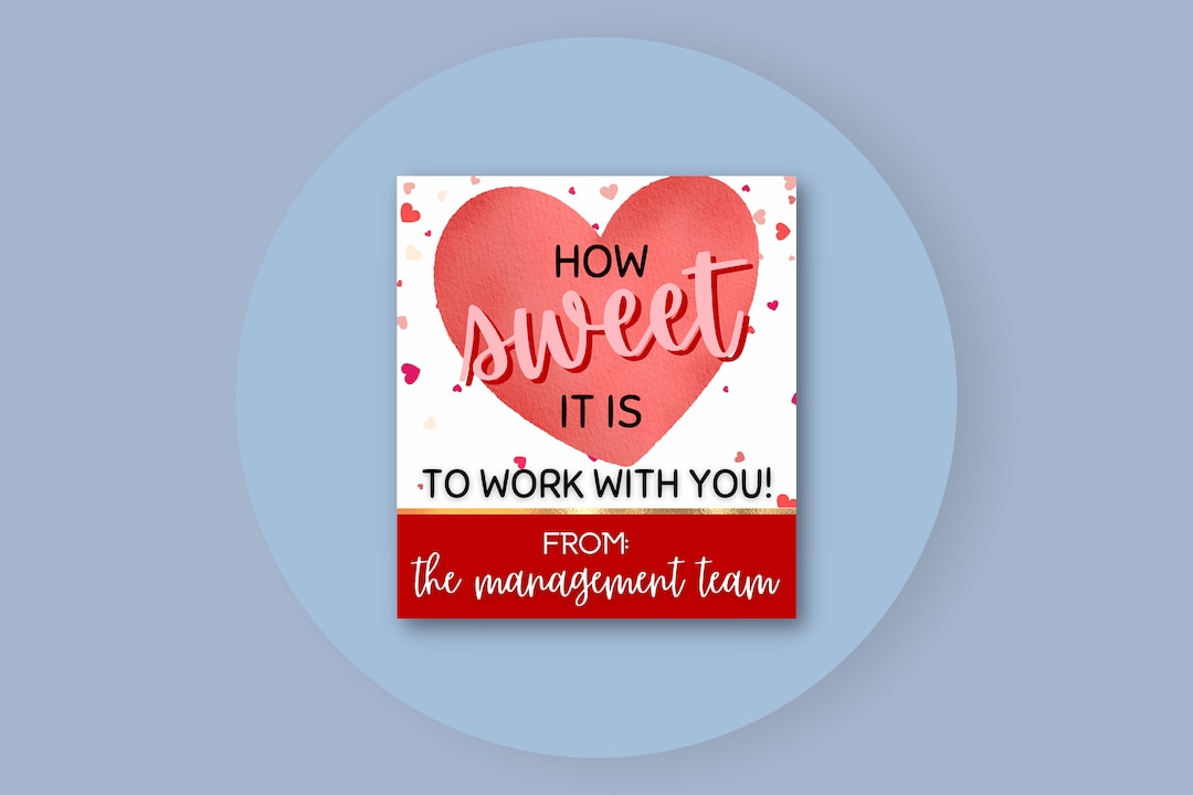 Editable Valentine's Cards for Work | Employee Recognition for ...