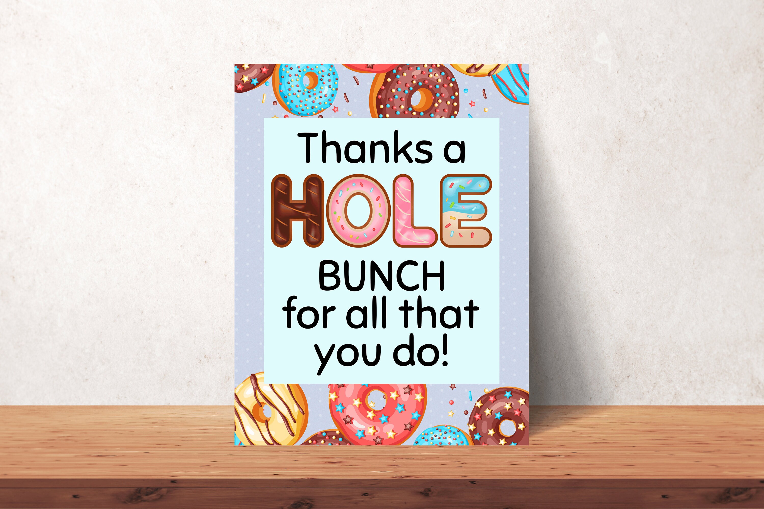 Printable Donut Recognition Flyers | Set of Three Unique Flyers | Donut ...