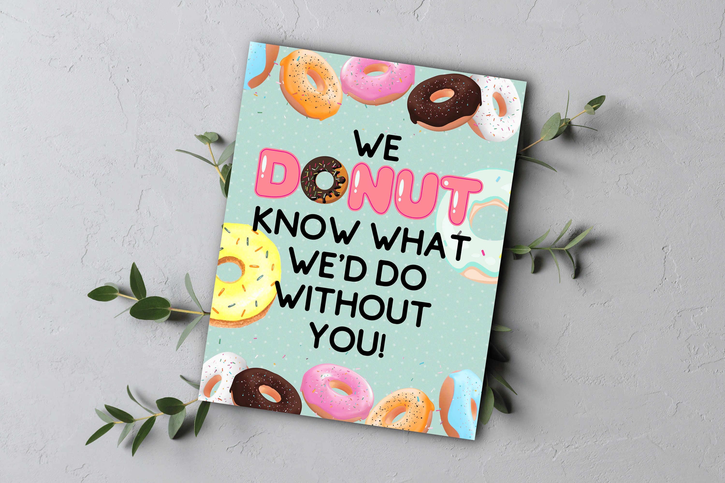Printable Donut Recognition Flyers | Set of Three Unique Flyers | Donut ...