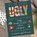 Editable Ugly Christmas Sweater Contest Flyer - Etsy