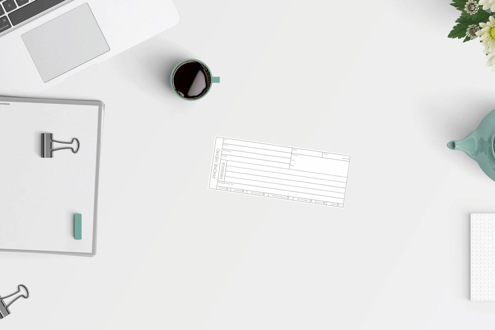 Printable Phone Memo Message Template, Missed Call Message Form ...