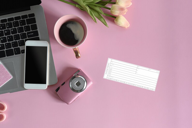 Printable Phone Memo Message Template, Missed Call Message Form ...