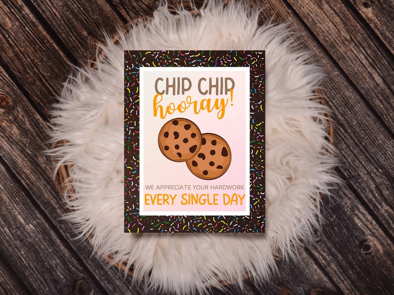 Printable Cookie-themed Employee Appreciation Flyers | Employee ...