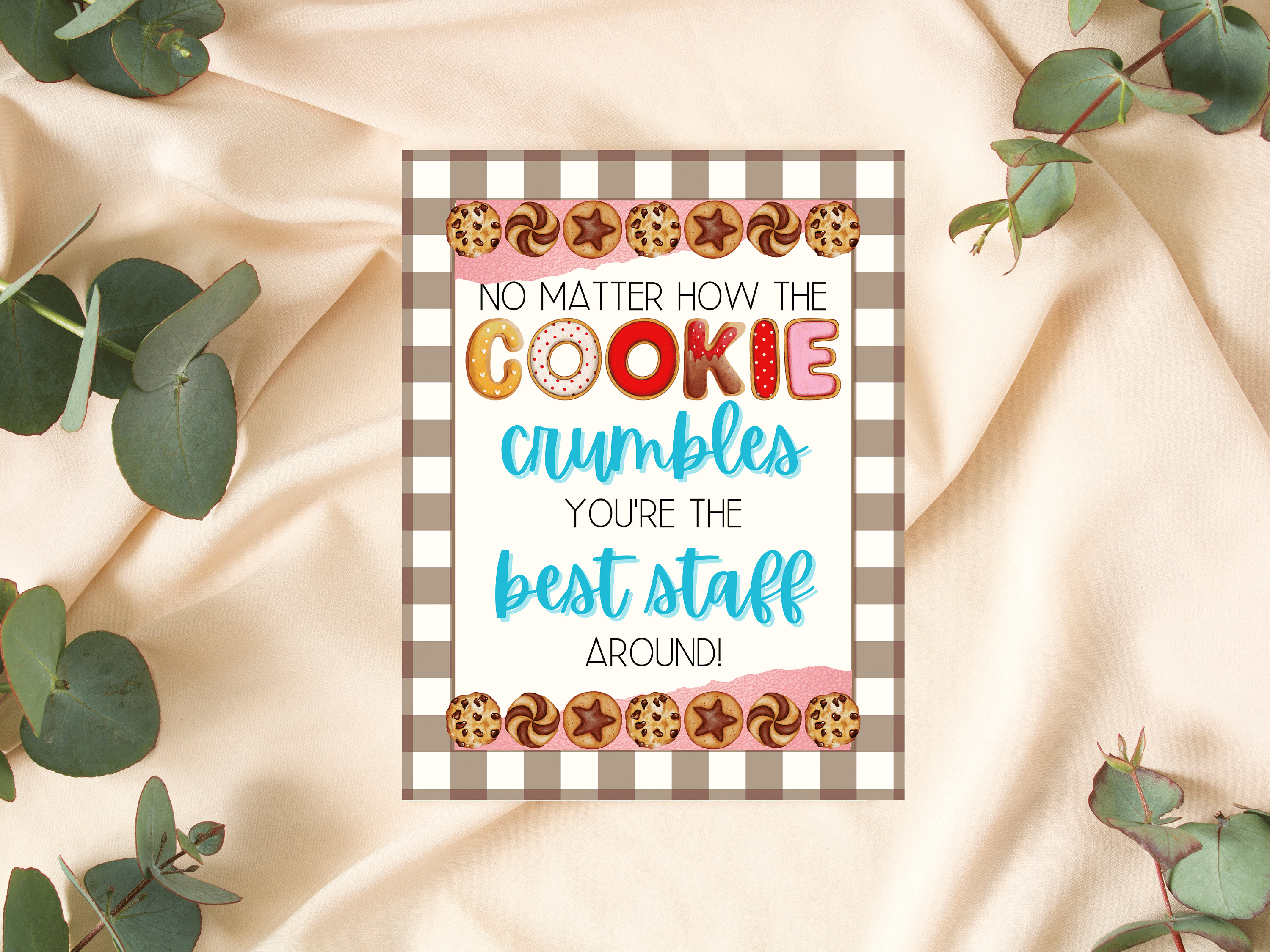 Printable Cookie-themed Employee Appreciation Flyers | Employee ...