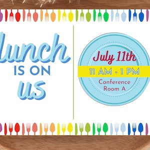 Employee Appreciation Lunch Flyer, Work Lunch Invitation, Customizable ...