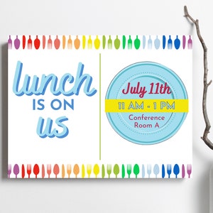 Employee Appreciation Lunch Flyer, Work Lunch Invitation, Customizable ...