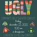 Editable Ugly Christmas Sweater Contest Flyer - Etsy