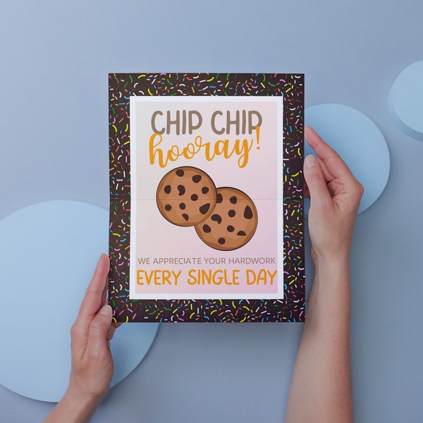Employee Appreciation Cookie Printable Flyer Etsy