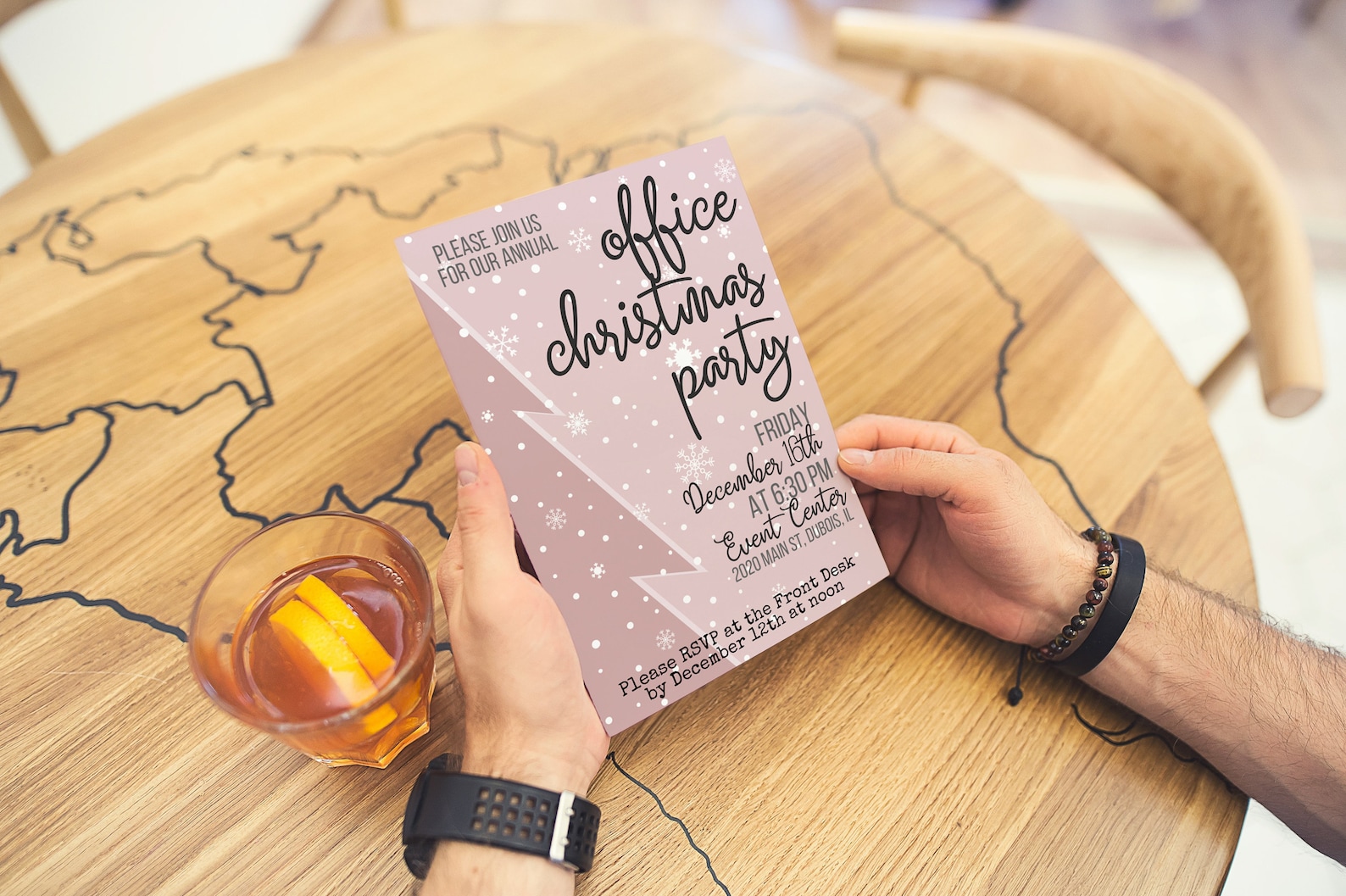 Editable Christmas Party Flyer for Work - Etsy